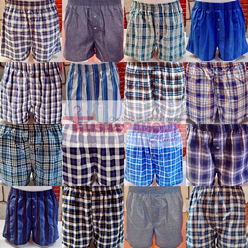2XL & 3XL - COTTON WOVEN BOXER SHORTS (UNISEX) | Shopee Philippines