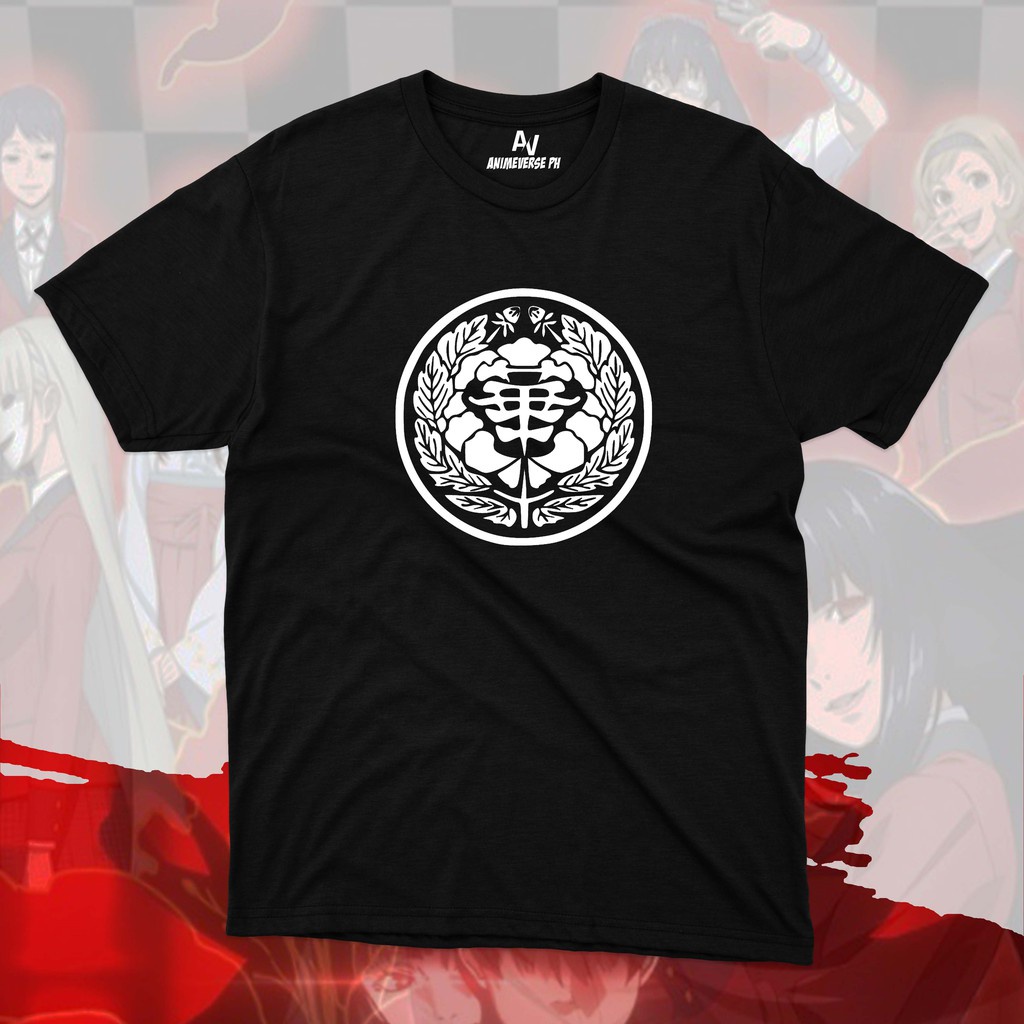 Kakegurui - Shiritsu Hyakkaou Gakuen Shirt | Shopee Philippines