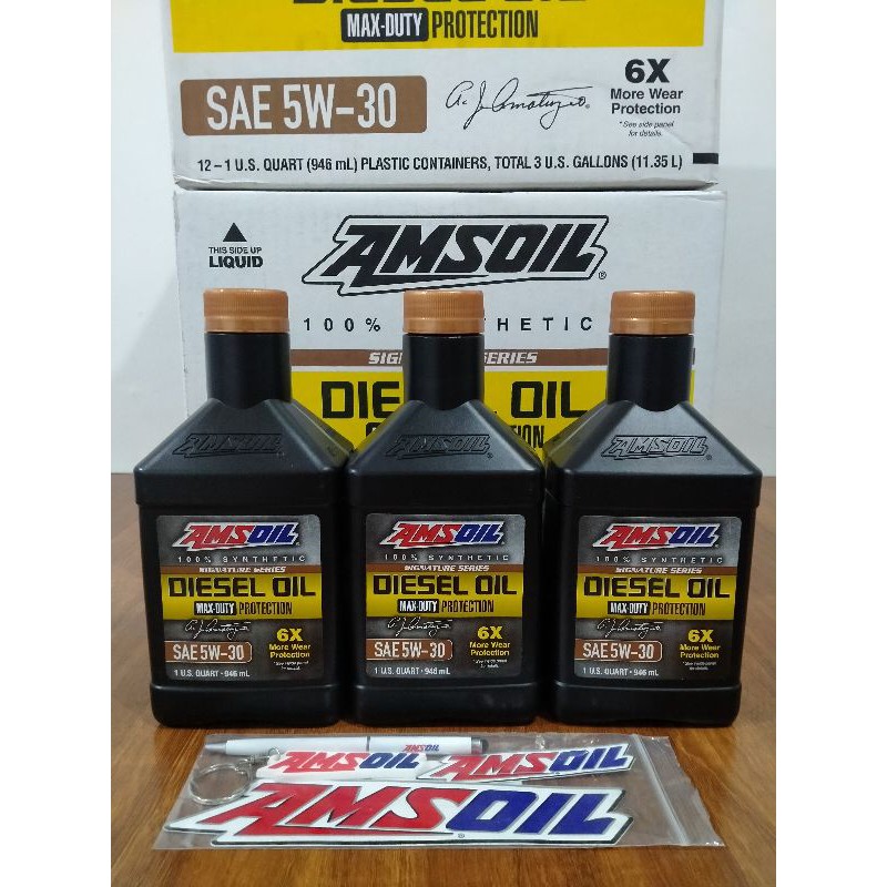 Amsoil 5w30 Diesel Signature series Max duty 100% Fully synthetic ...