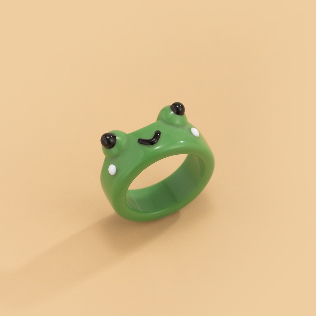 Frog Ring Polymer Clay Resin Rings for Girls Animal Jewelry Gifts Shopee Philippines