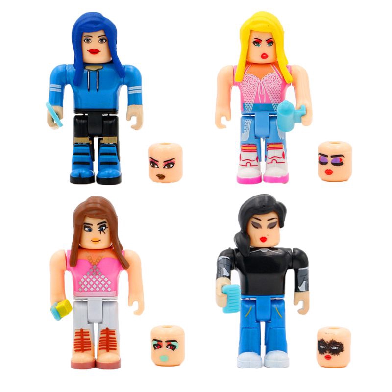 4 PCS Roblox Game Character Accessory Roblox Action Figure Cake Topper ...