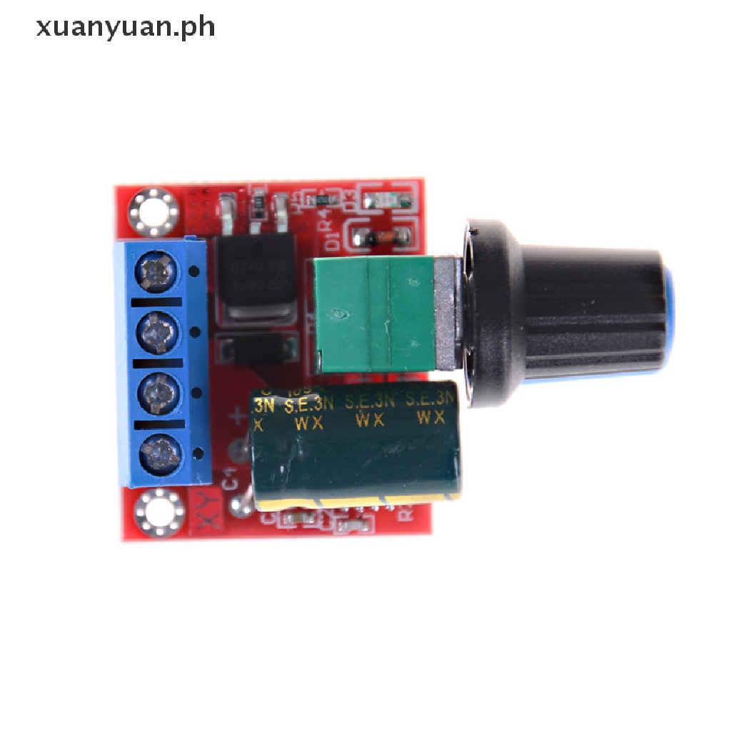 XUAN Mini DC Motor PWM Speed Controller 5A 4.5V-35V Speed Control Switch LED Dimmer PH | Shopee ...