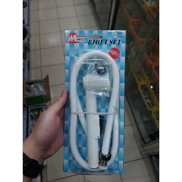 Meco SET Bidet Spray / Biday With Holder - PVC Or Chrome Metal , Choose ...