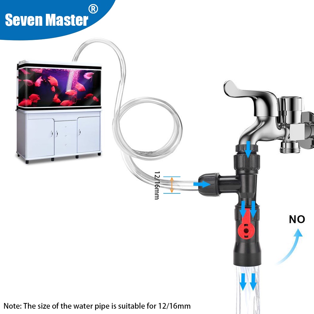 Seven Master Bucket-Free Aquarium Water Change Kit Fish Tank Auto ...