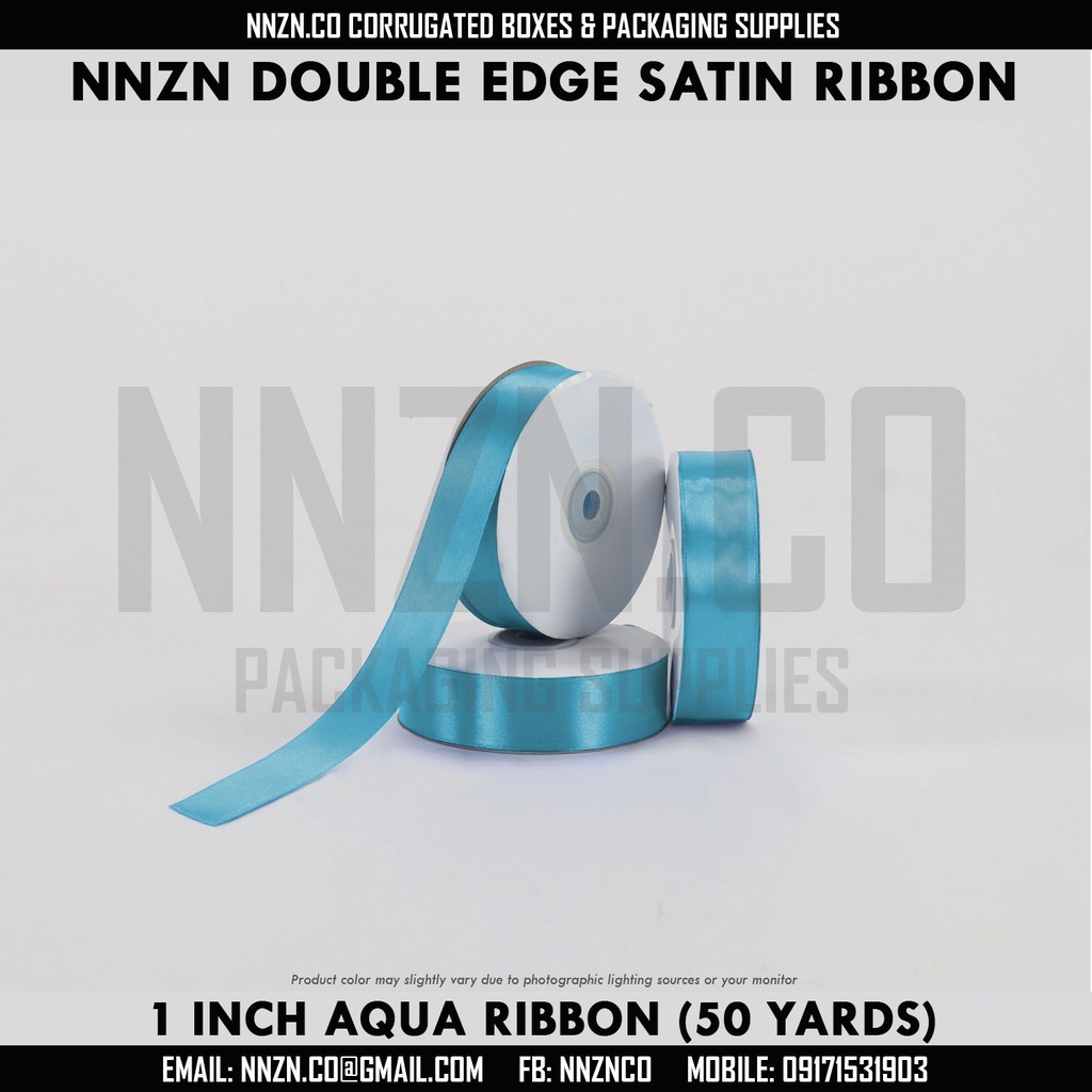 NNZN 1 Inch Double Edge Satin Ribbon for Gift Wrapping 50 Yards 25 ...