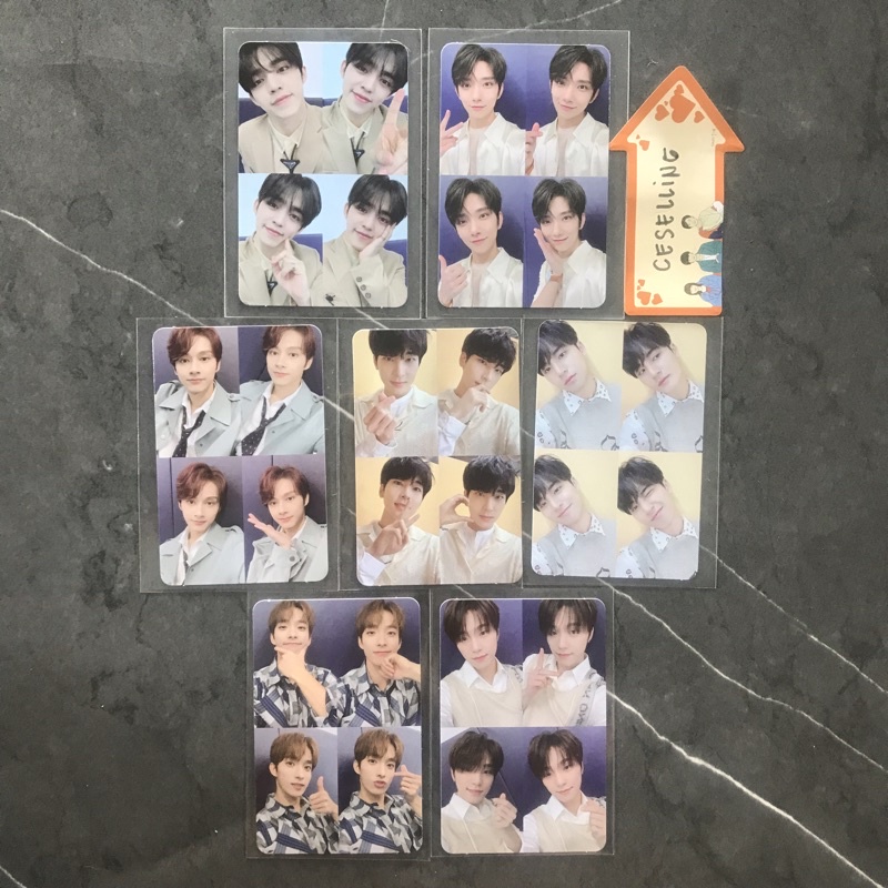 Seventeen - Henggarae Net Grid Official Photocard (S.Coups Joshua Jun Wonwoo Mingyu DK Dokyeom ...
