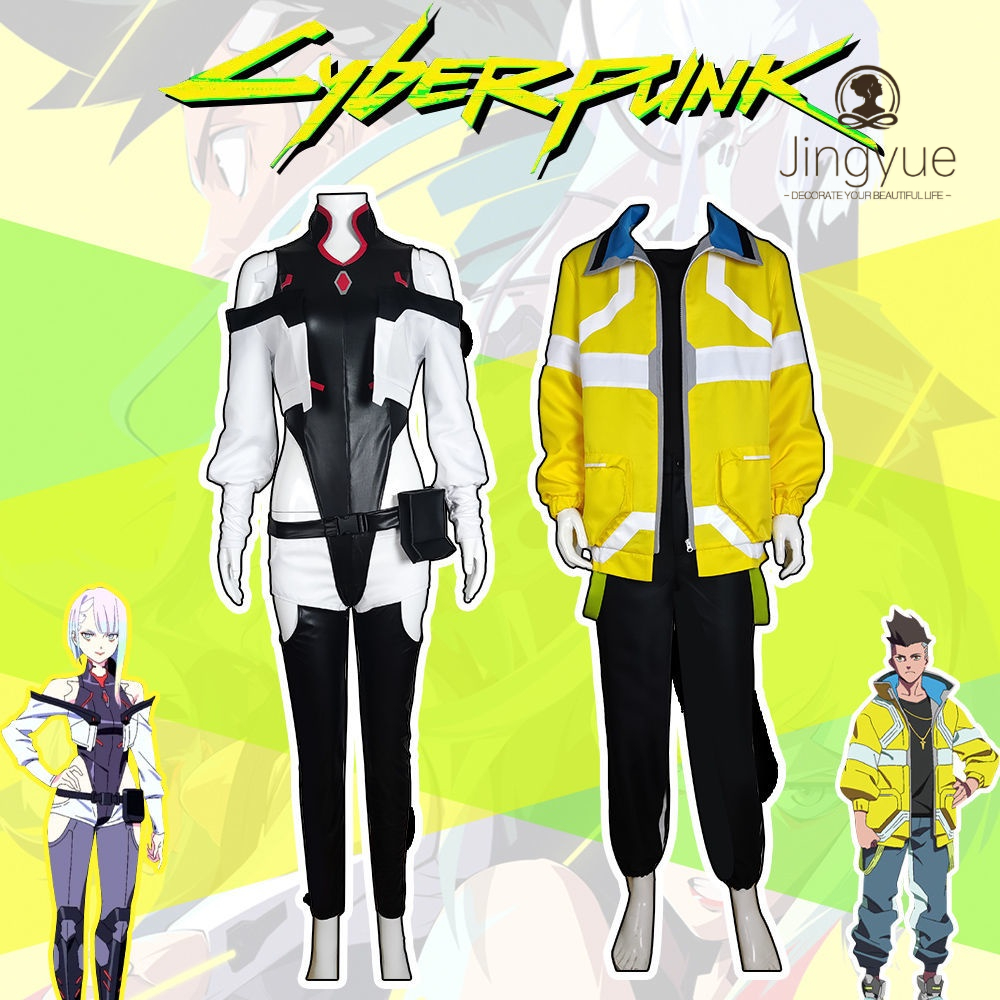 Jingyue Cyberpunk 2077 Edgerunners Lucy David Cosplay Costume Uniform ...