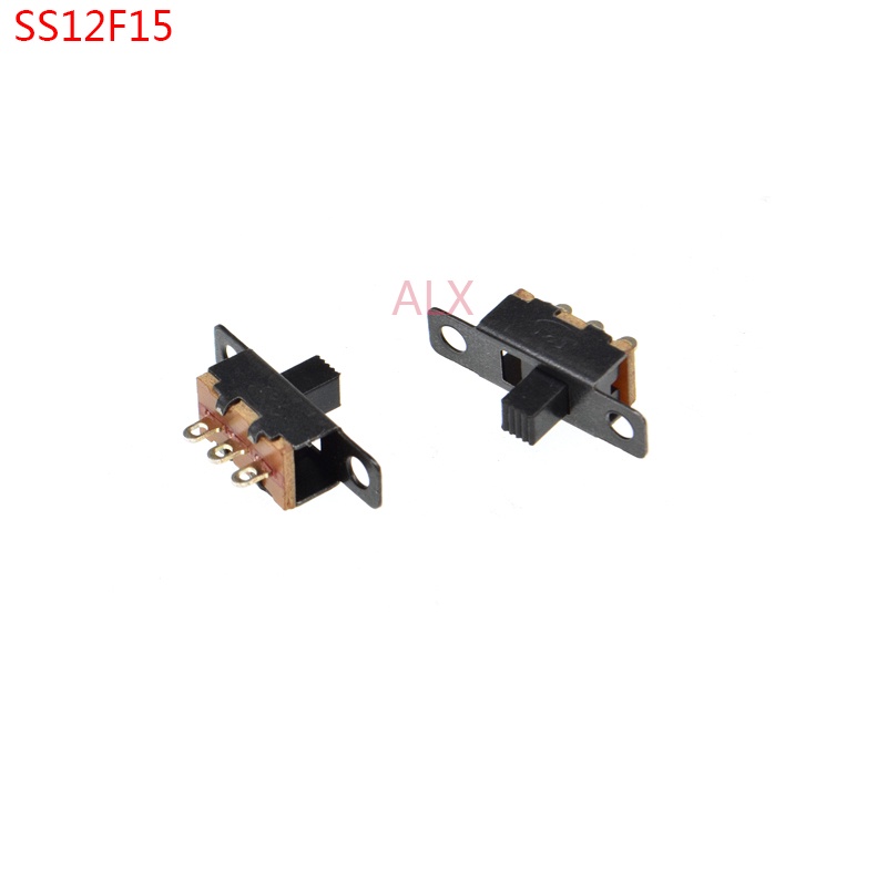 20PCS SS12F15 TOGGLE Switch 3PIN 1P2T Handle High 4MM Slide Switch | Shopee Philippines