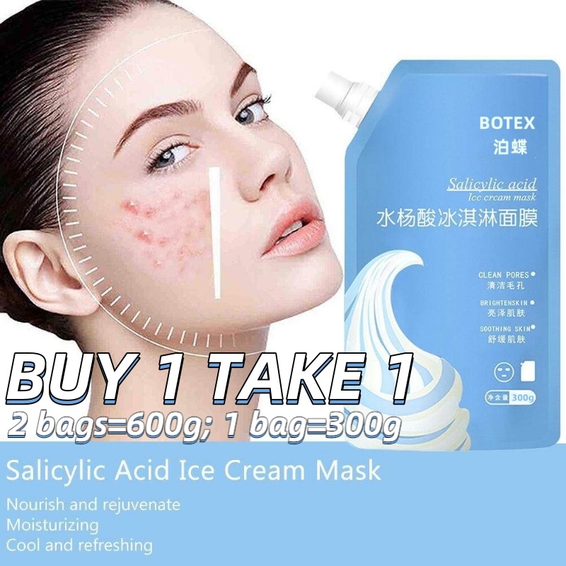 Salicylic Acid Ice Cream Face Mask Facial Mask For Remove Acne ...