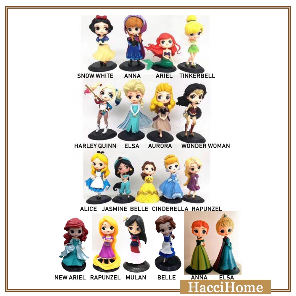 Qposket Princess Character Action Figure Collectible RANDOM | Shopee ...