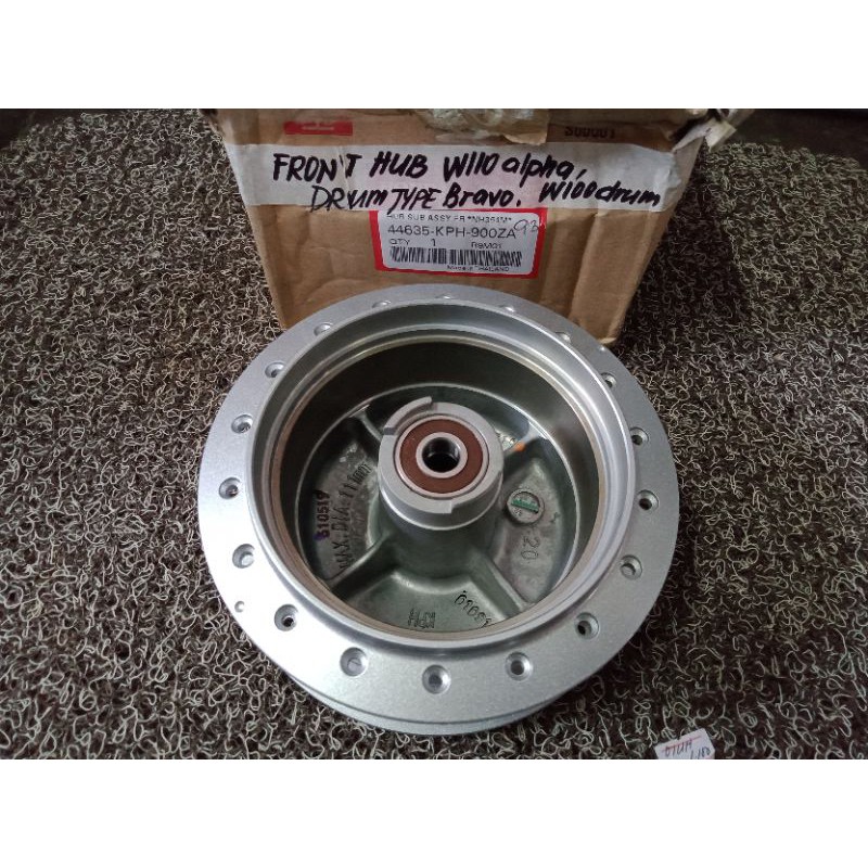 Front Hub for Wave110 Alpha, Bravo and Wave100-Drum Type | Shopee ...