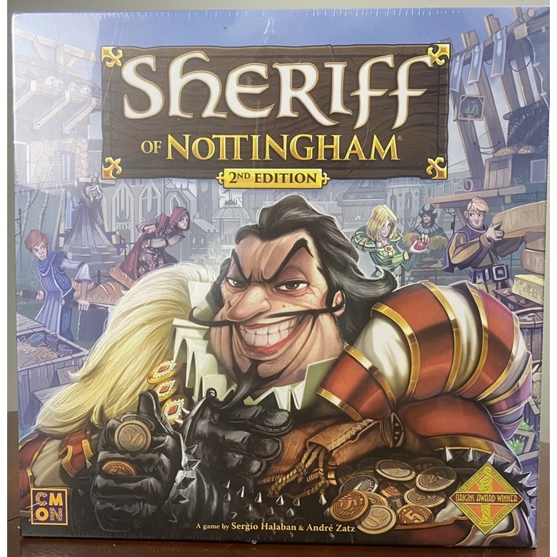 Sheriff of Nottingham Second Edition Authentic Board Game (Small Box ...