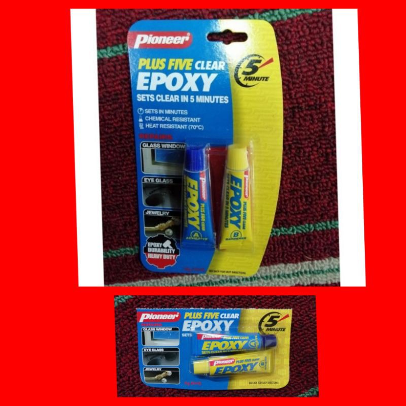 Pioneer Plus Five Clear Epoxy | Shopee Philippines