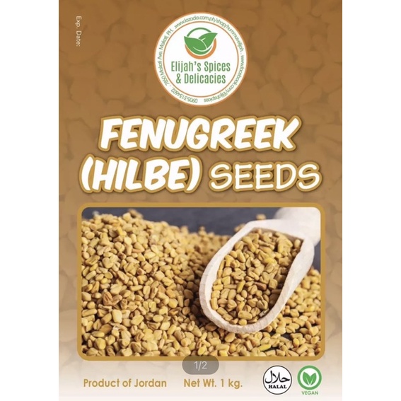 Fenugreek Hilbe Whole Seeds - 500g/1kg | Shopee Philippines