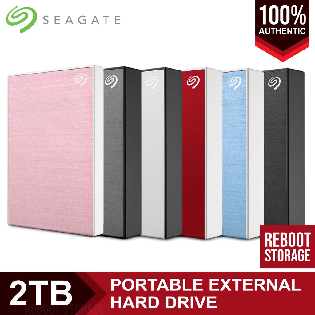 Seagate USB 3.0 2TB One Touch with Password Portable External Hard ...