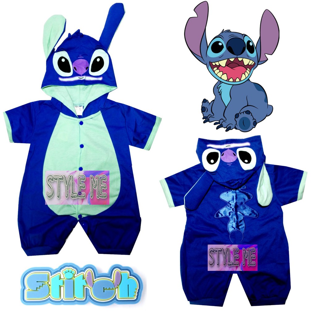 Stitch Costume Overall Romper Cosplay Roleplay Birthday Party or Any ...