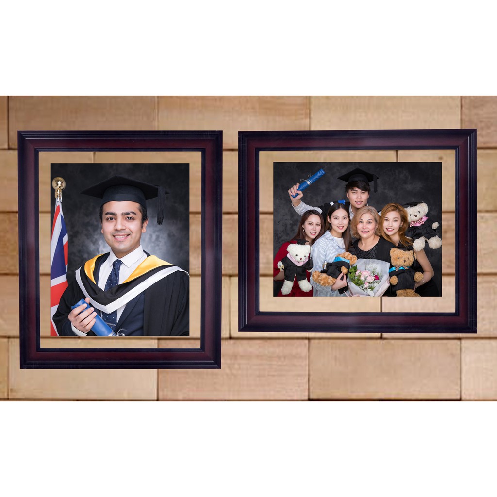 8R (8x10) glass to glass elegant frame / graduation picture / family ...