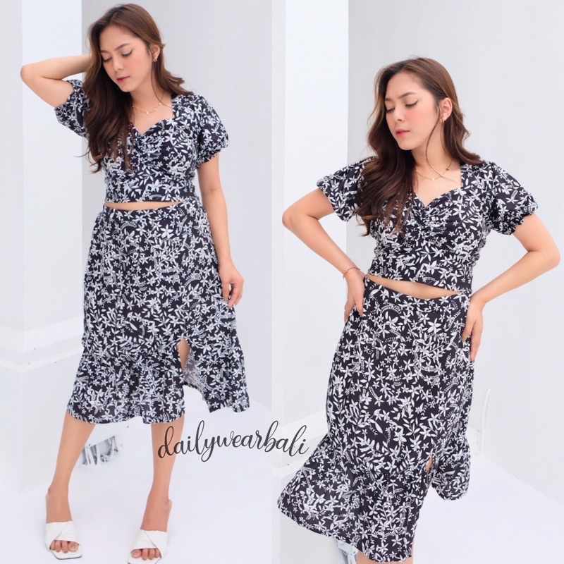 Joy BEACH SET MOTIF (Select Color) | Shopee Philippines
