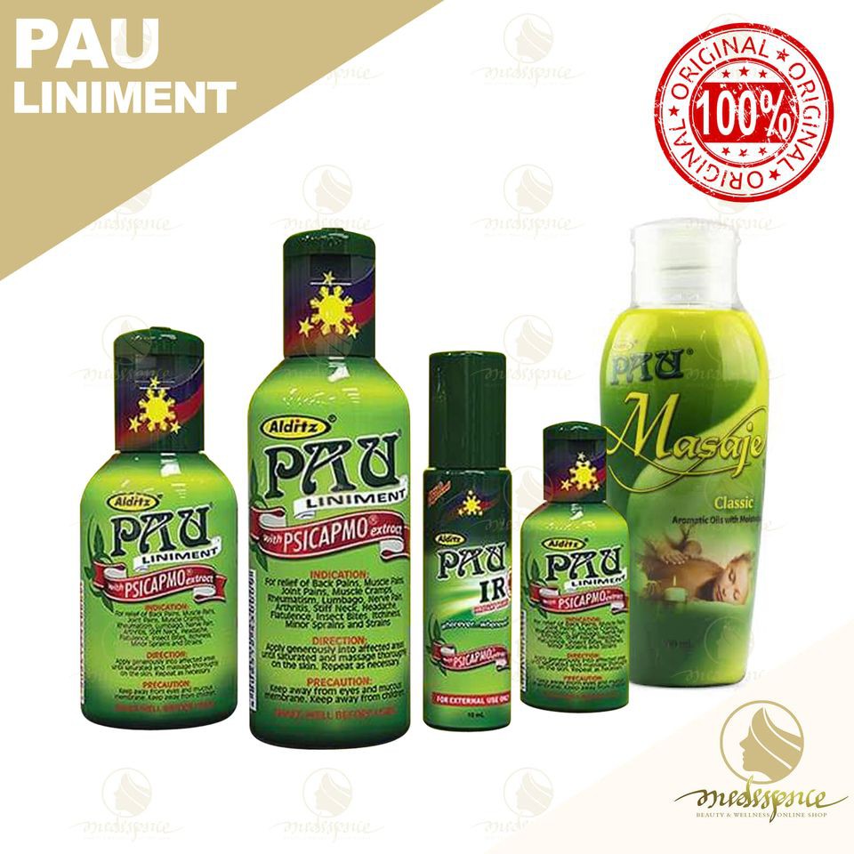 PAU Liniment and Masaje 10ml/ 30ml/ 60ml | Shopee Philippines