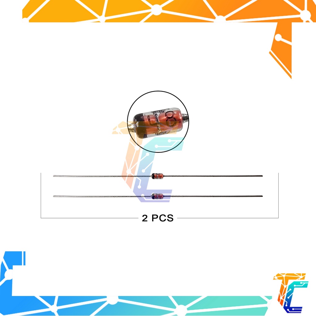 2pcs 1n4148 Zener diode DO-35 IN4148 Switching Diode Silicon epitaxial planar diode for ...