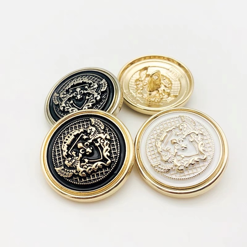 10Pieces/lot 15/20/25mm Classic Vintage Jacket Buttons Fashion Black ...