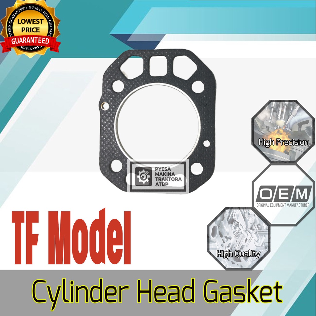 Cylinder Head Gasket TF50 TF55 TF60 TF65 TF70 TF75 TF80 TF85 TF90 TF105 TF110 TF120 TF160 NF ...