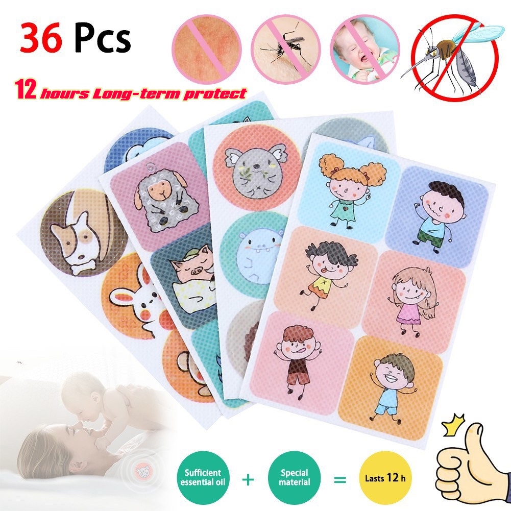 36pcs in 1 Anti-mosquito Sticker Baby Stickers Repellent Patches ...