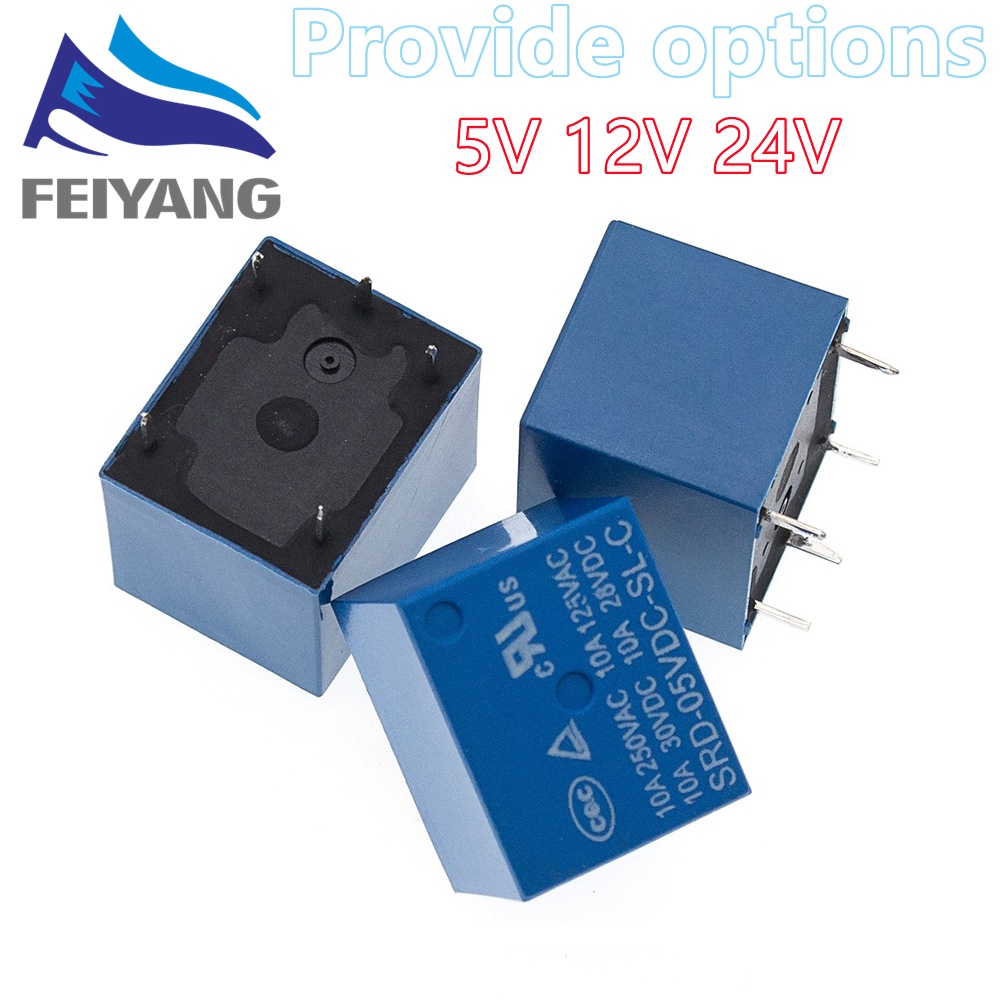 Relay SRD-05VDC-SL- SRD-12VDC-SL-C SRD-24VDC-SL-C 5PINS 5 Pin 5V 24V ...