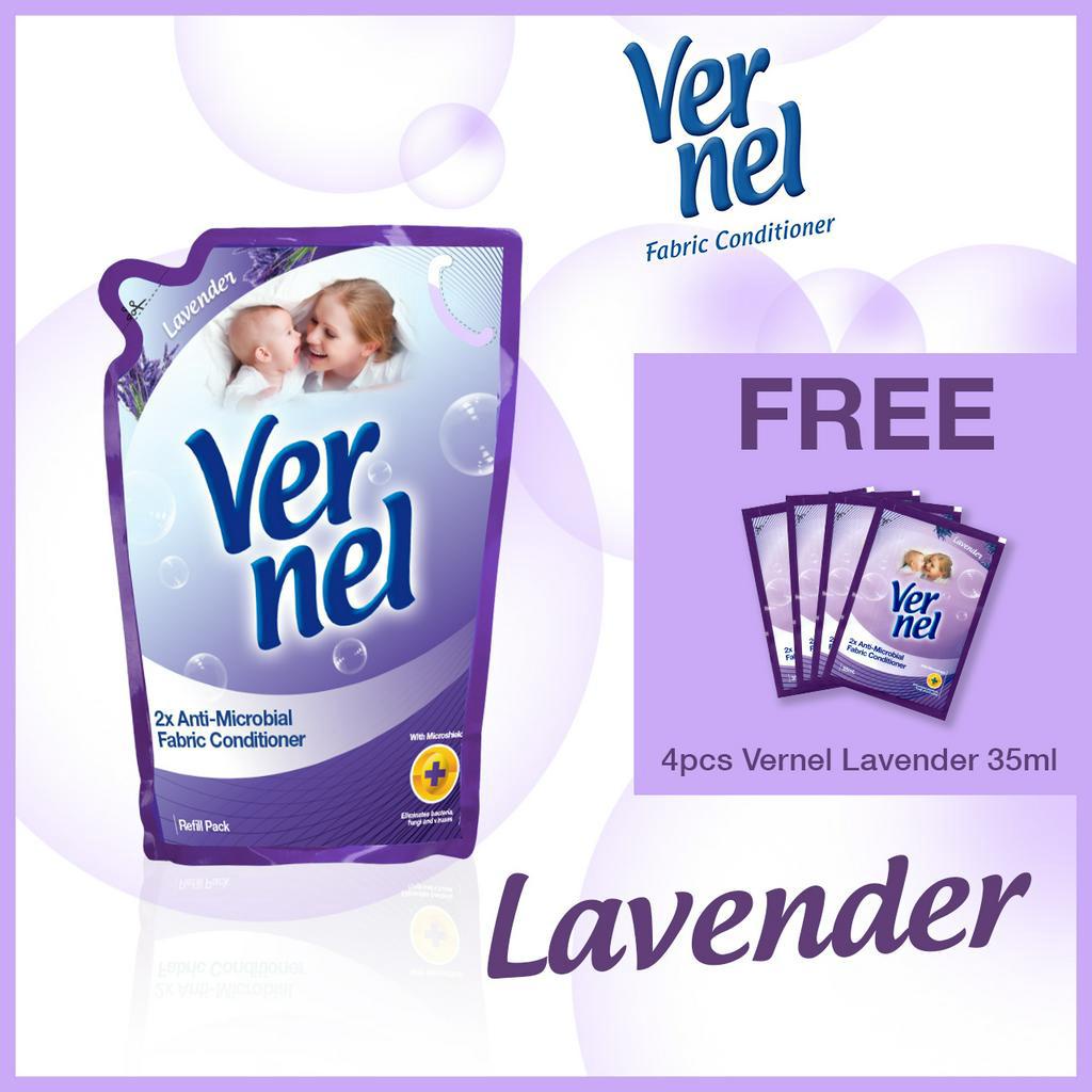 Vernel Lavender Fabric Conditioner 1.8 Liter (Promo) | Shopee Philippines