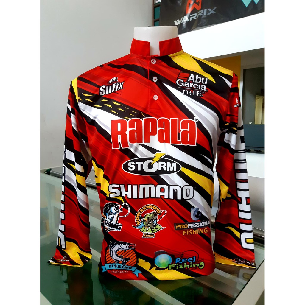 Fishing Shirt Long-Sleeved Chinese Collar | Shopee Philippines