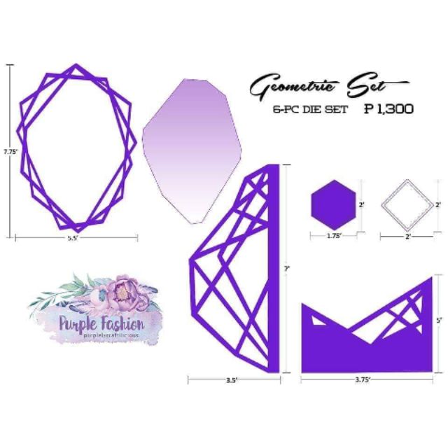 Geometric die set for invitation cards | Shopee Philippines
