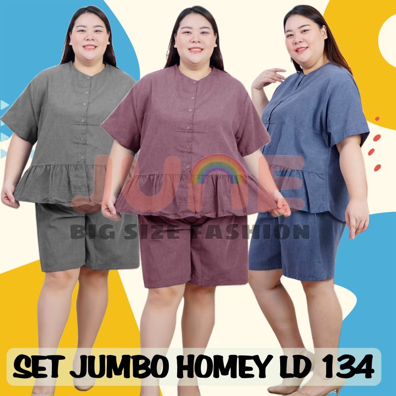 JUNE VERY JUMBO SET/JUMBO TOP AND PANTS SET LD 136CM | Shopee Philippines