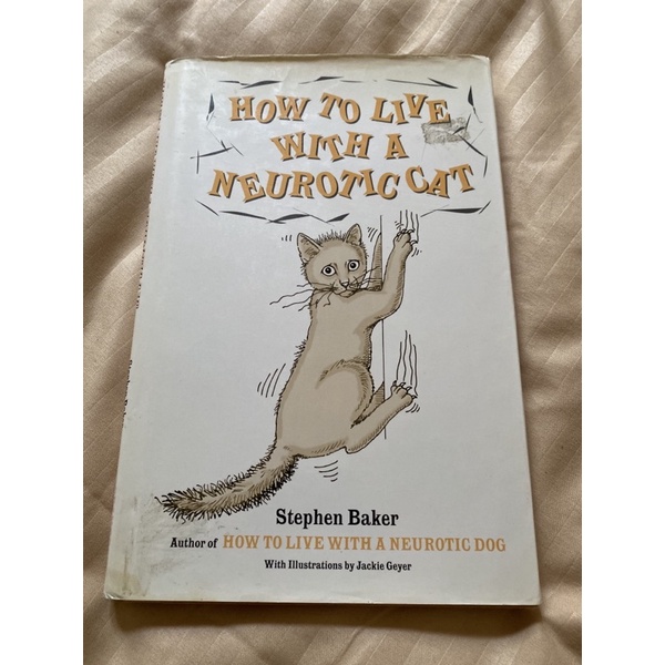 How to live with a neurotic cat by Stephen Baker (Hardcover) | Shopee ...