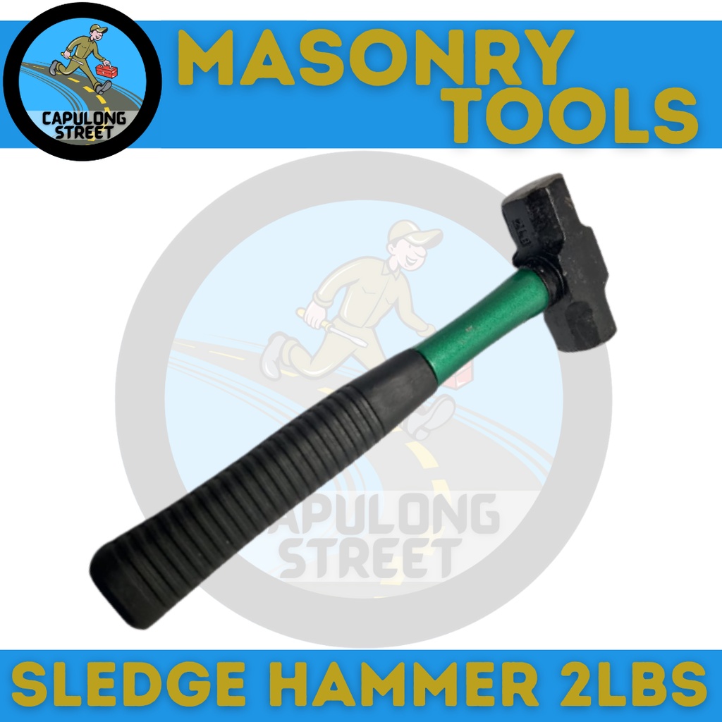 Sledge Hammer Maso 2Lbs Green High Quality Heavy Duty Construction ...