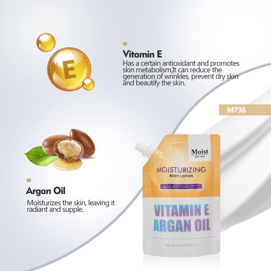 Moist Skin Care Whitening & Moisturizing Body Lotion 200ml Vit. E ...