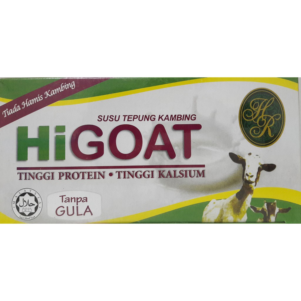 HIGOAT Instant Goat's Milk Powder (Natural Flavor) (1 Box 15 Sachets x ...