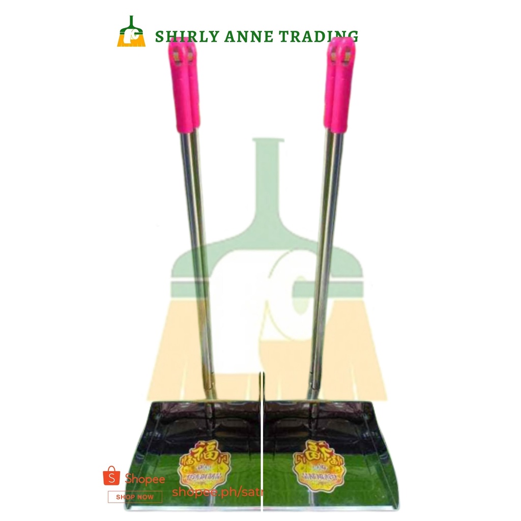 Stainless Dust Pan, Dust Pan with Handle, Assorted 1-piece | Shopee ...