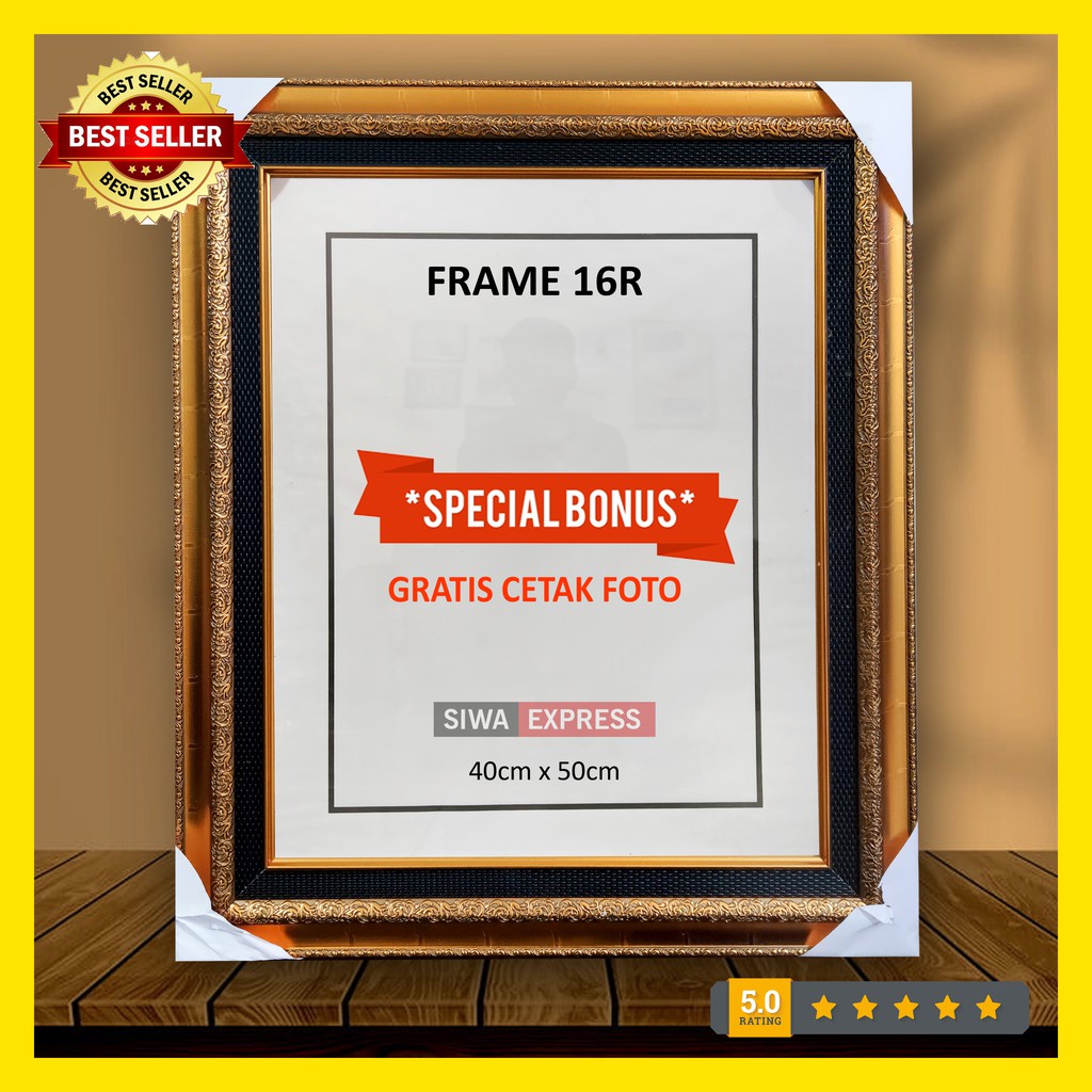16R PHOTO FRAME + FREE 16R SIZE PHOTO PRINTING (40x50) DOUBLE FRAME ...