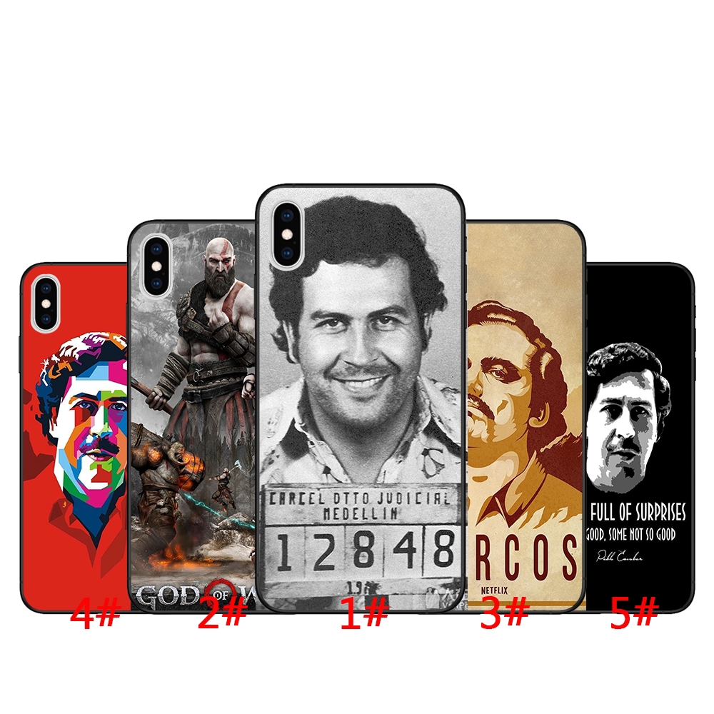 IPhone X XS Max XR 7 8 Plus 6 6S 5 5S SE Pablo Escobar Lovely TPU soft ...