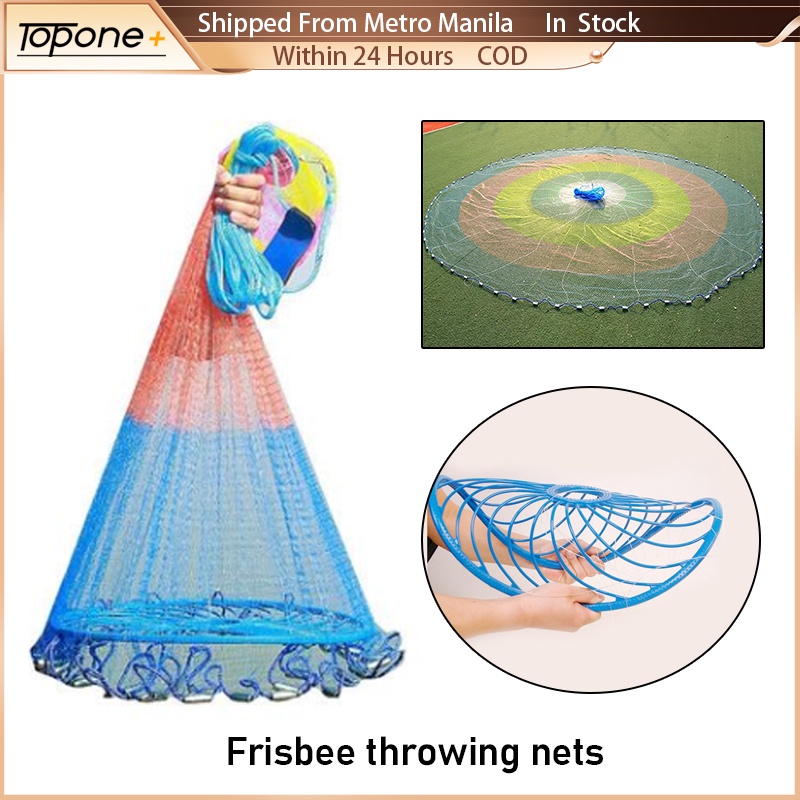 [COD] Frisbee Manual Fishing Net, High Strength Line Fishing Net ...