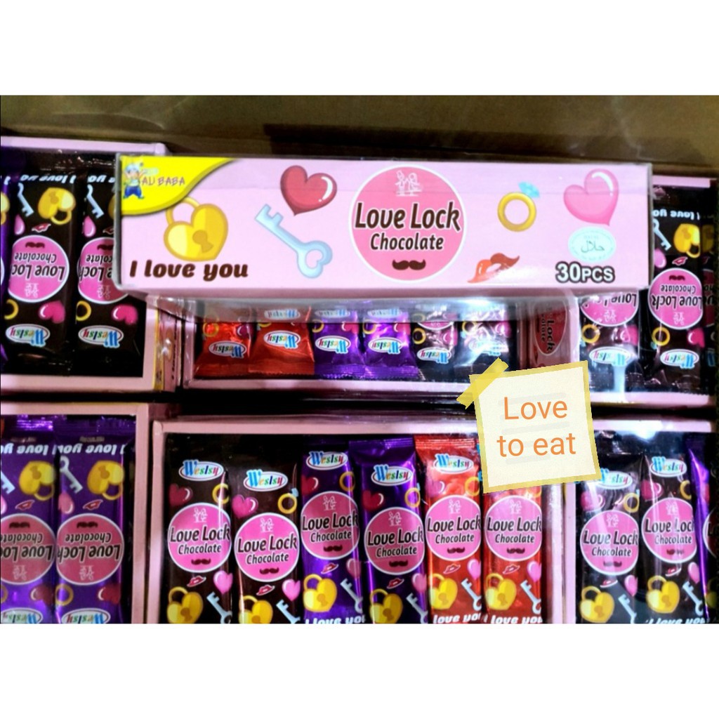 LOVE LOCK CHOCOLATE KIDS PARTY 30PCS | Shopee Philippines