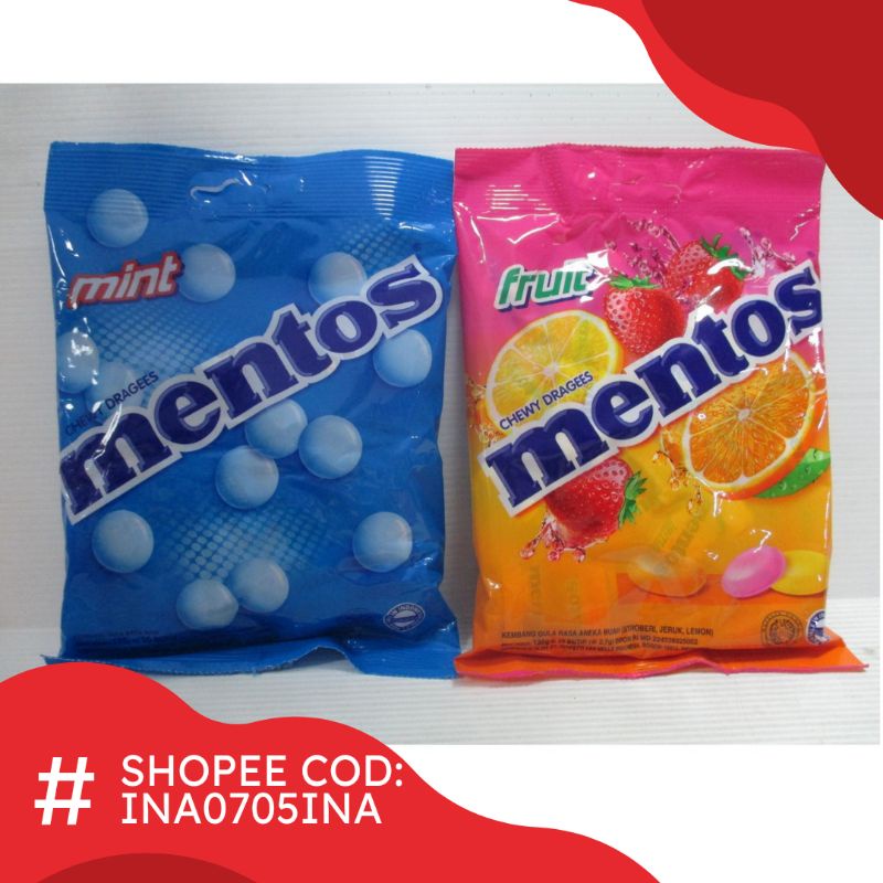 Mentos candy contains 50 / Blue Mentos / Fruit Mentos | Shopee Philippines