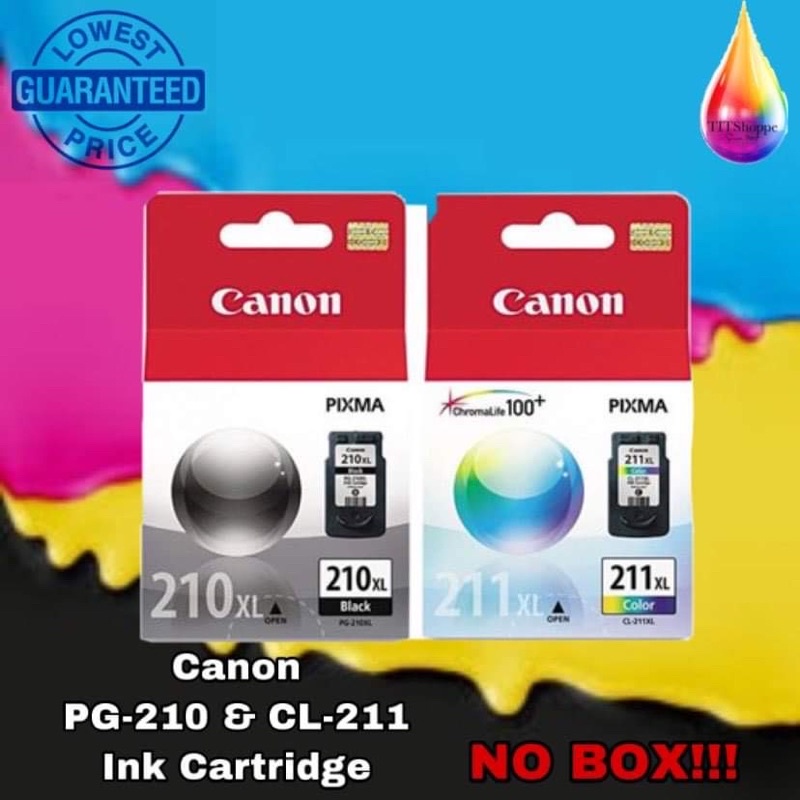Genuine Canon PG-210/CL-211 Ink Cartridge | Shopee Philippines