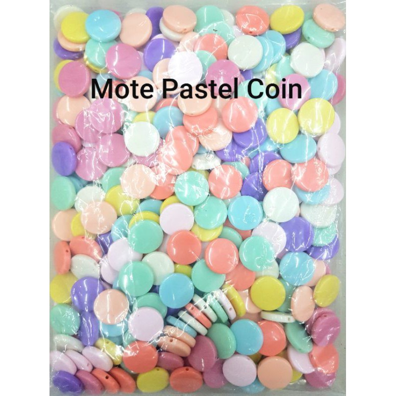 1 pound Pastel Color Coin Motif Mote | Shopee Philippines