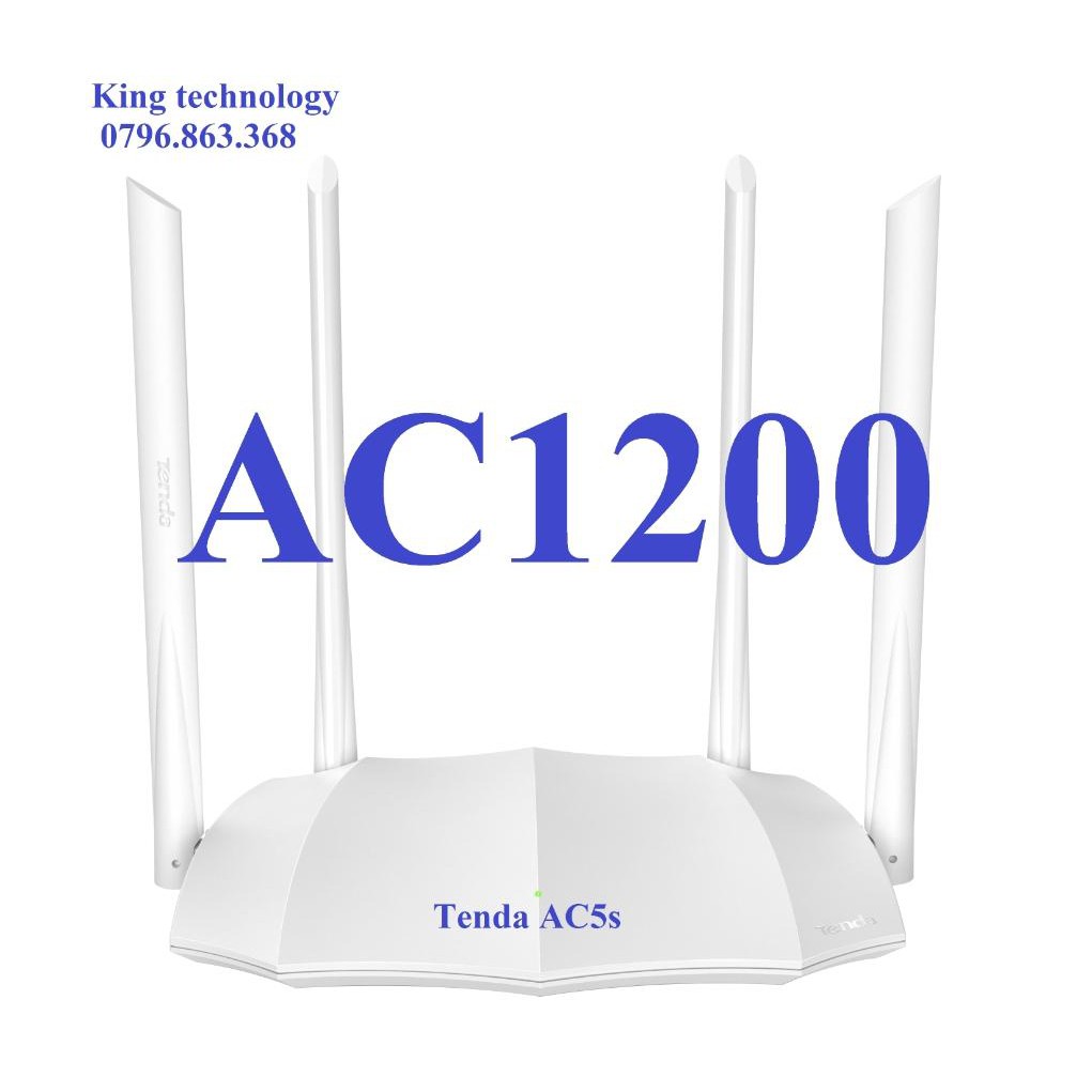 Wifi transmitter AC 1200Mbps TENDA AC5 Imported ENGLISH version ...