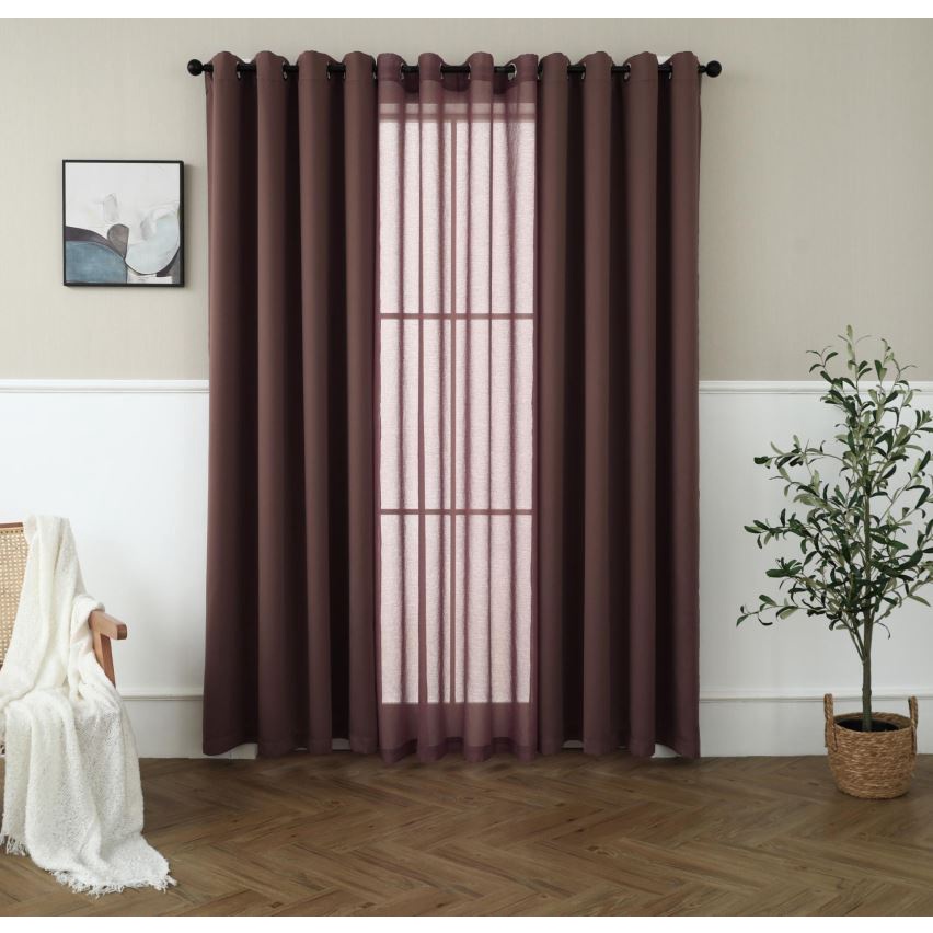 3in1 set HC0010 PLAIN FABRIC CURTAIN NEW ARRIVAL CURTAIN for window ...