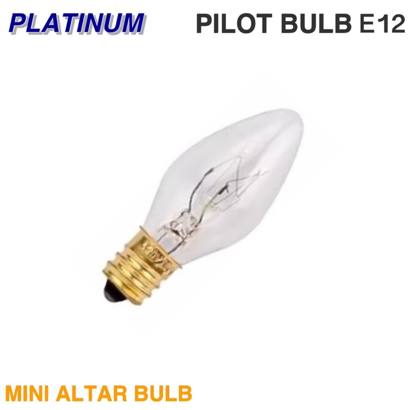 Pilot Bulb | Altar Bulb | E12 Candle Bulb Steady Warm White Clear Red ...