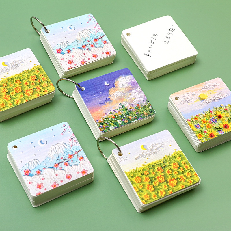 Cute Iron Ring Book Buckle Type Detachable English Word Notebook ...