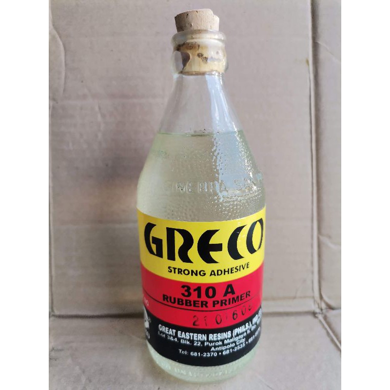 Greco Rubber primer 310A to help adhesive more stick for reglue ...