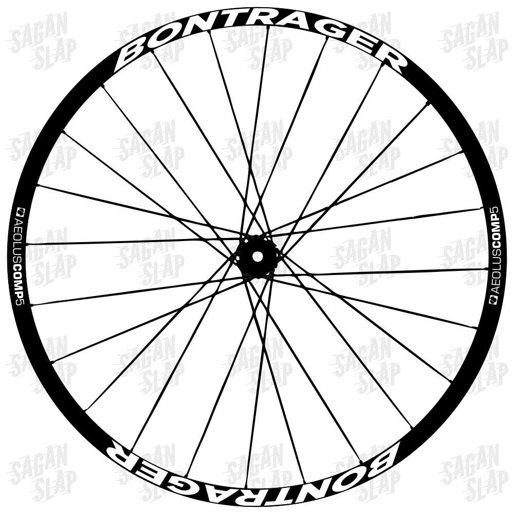Bontrager AEOLUSCOMP5 Sticker Width 2cm Decal rim mtb downhill roadbike ...